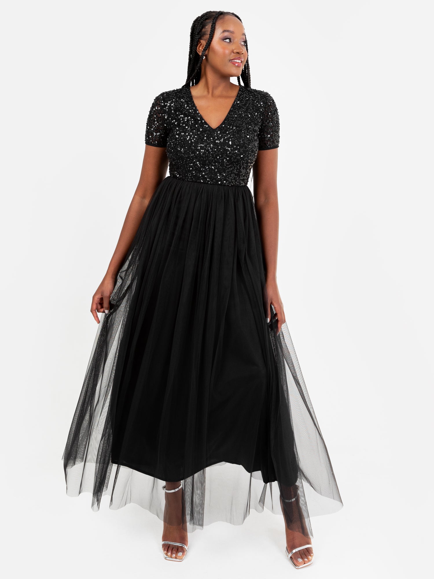 Black Bridesmaid Dresses – Maya Deluxe