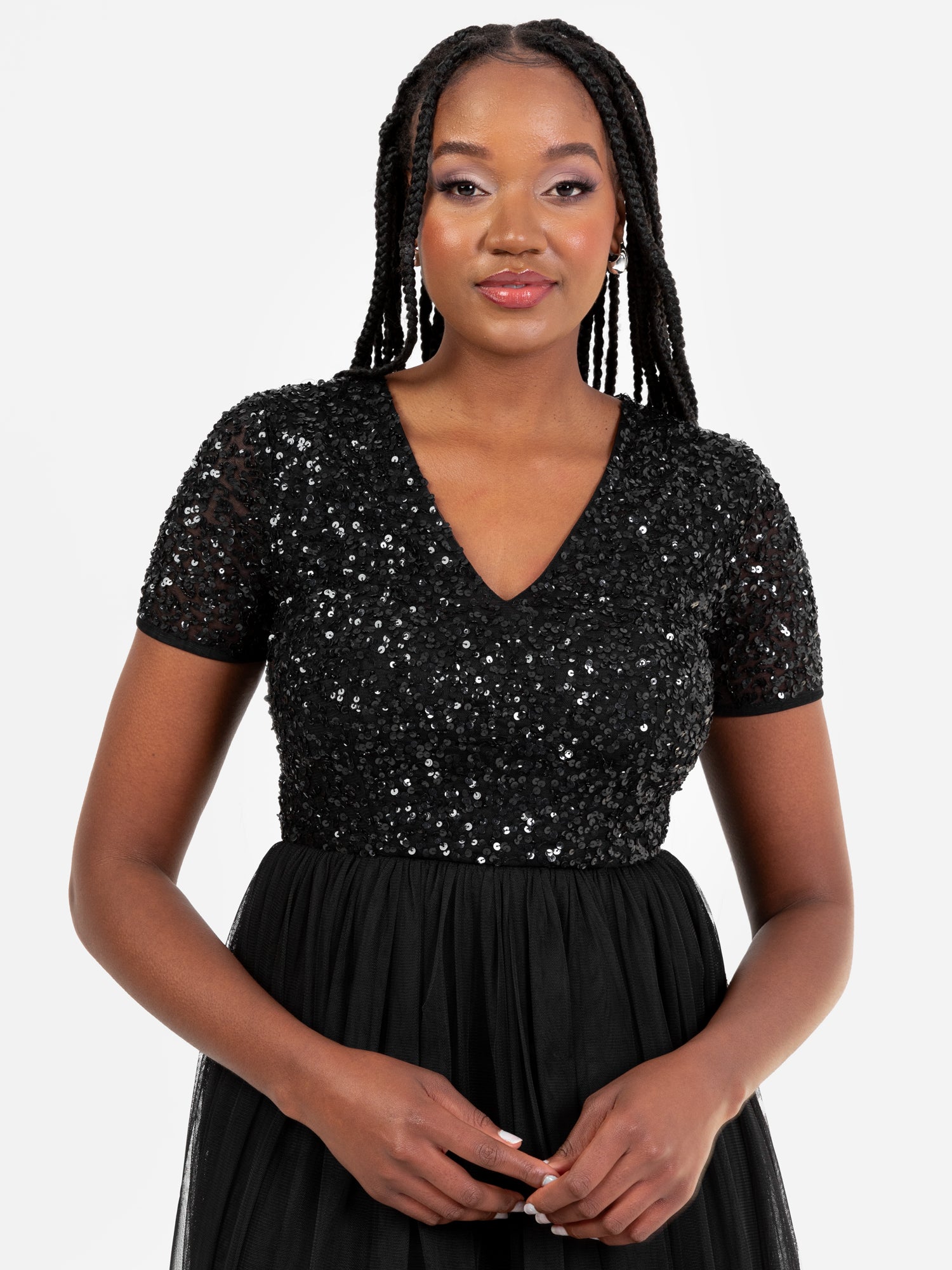 Black Bridesmaid Dresses – Maya Deluxe